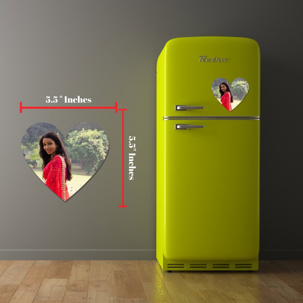 Heart Magnet with photo | For Any Occasion | Best Gift