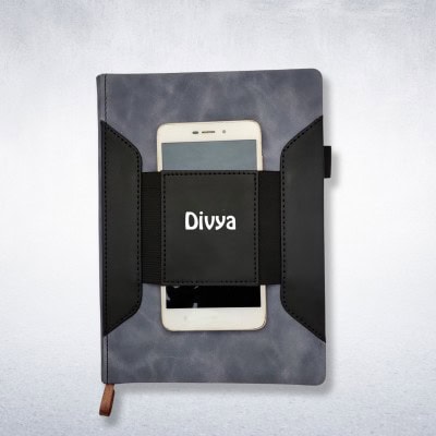 Diary With Mobile Grip | Document Holder - Personalized Gift