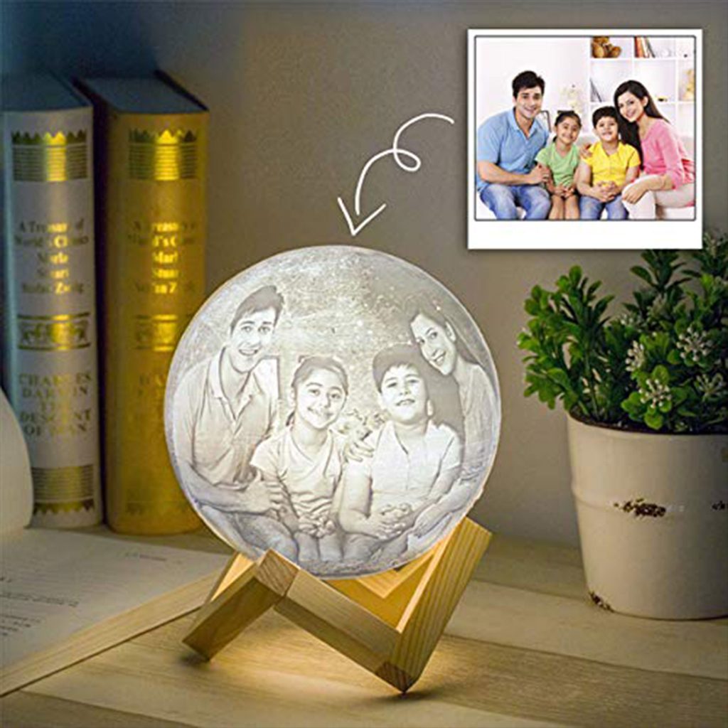 Personalized Photo Moon Lamp | Best and Unique Gift @Indidecor
