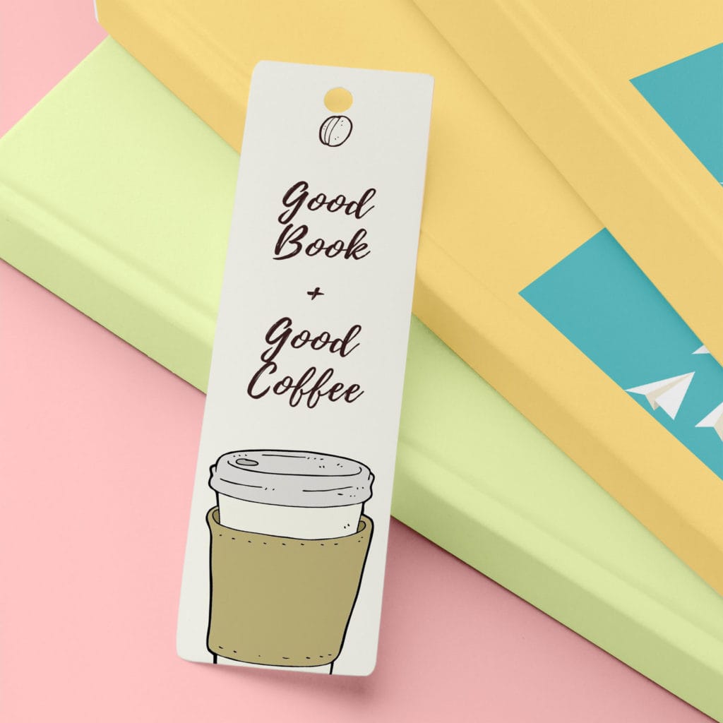 Coffee Theme Bookmark - Personalized