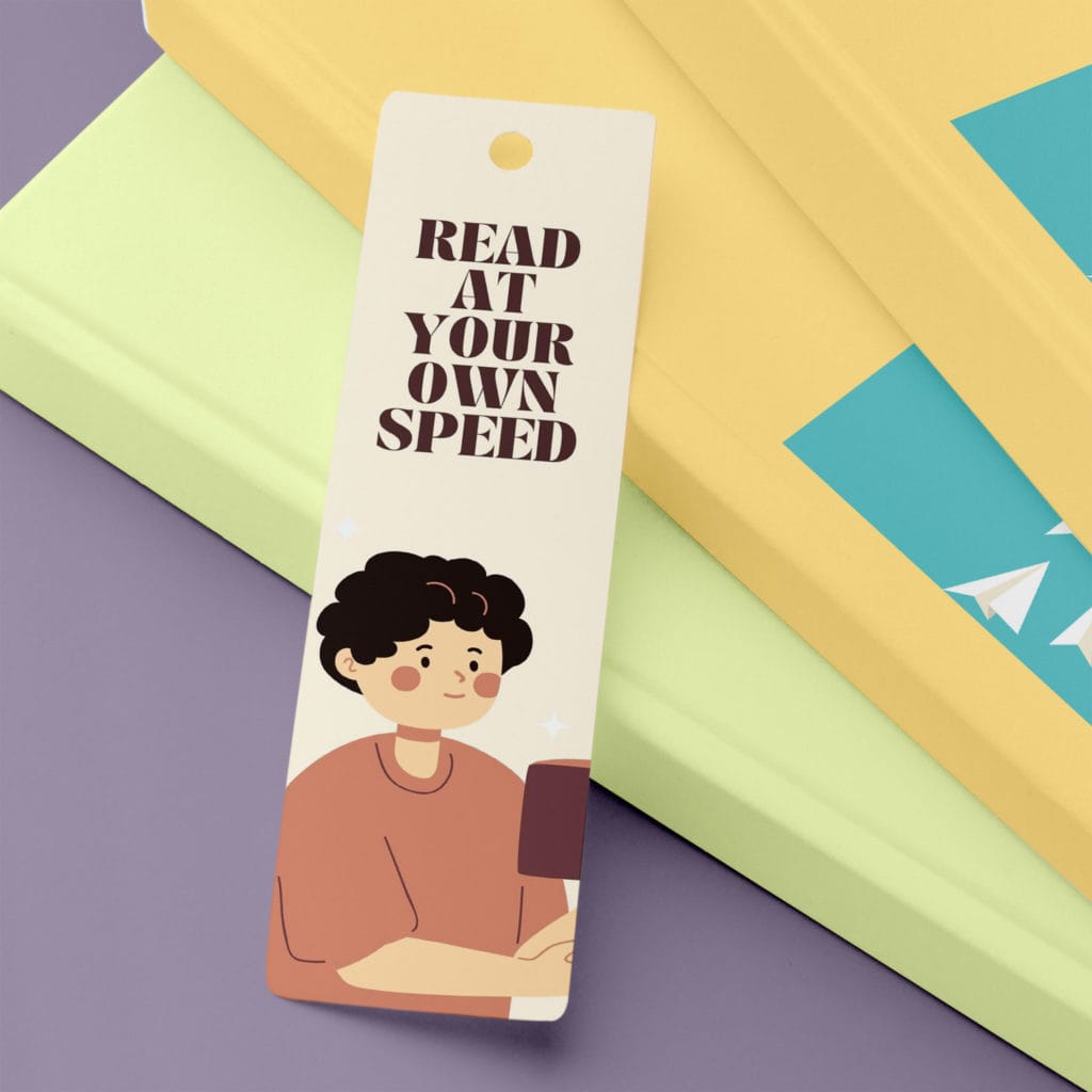 Bookmark with quotation - Personalized